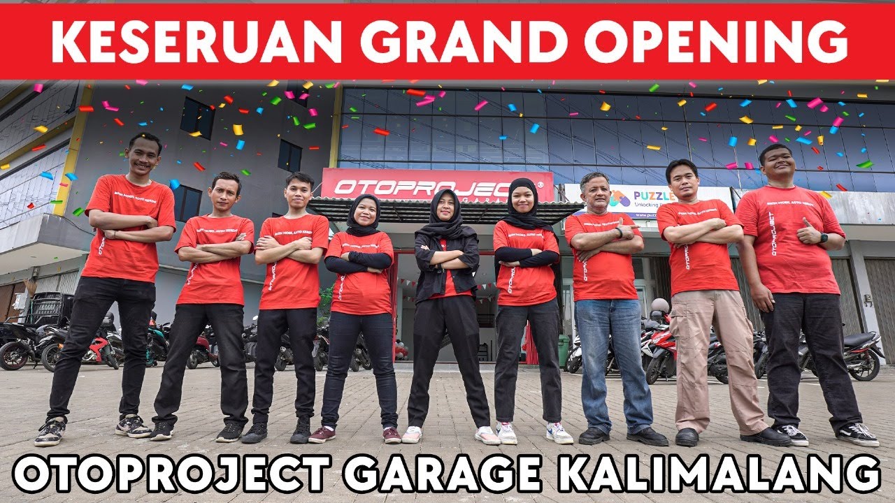 GRAND OPENING OTOPROJECT GARAGE TERBESAR @KALIMALANG, BEKASI - YouTube