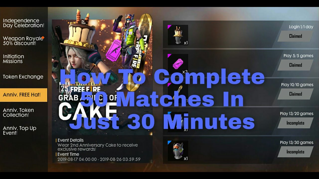 How to complete 50 matches in just 30 minutes - YouTube