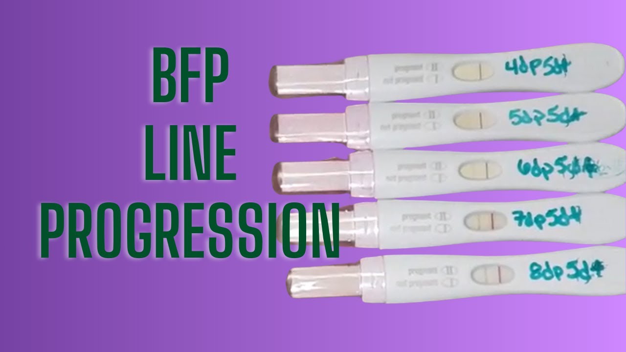 TTC Cycle 21, Day 39: FET #2, 8DP5DT | BFP Line Progression - YouTube