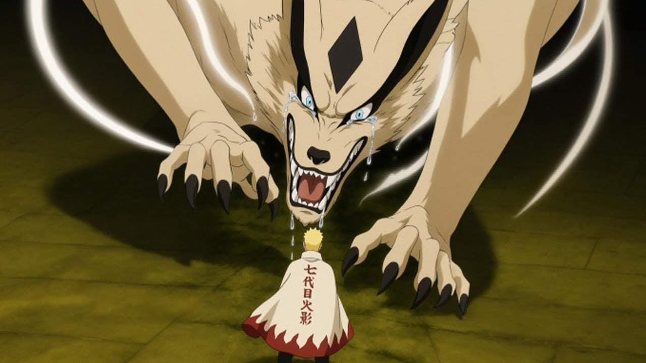 Naruto becomes an Uzumatsuki god by recreating Kurama in his white form ...