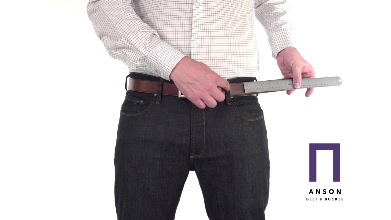 How do you size your Anson Belt - YouTube