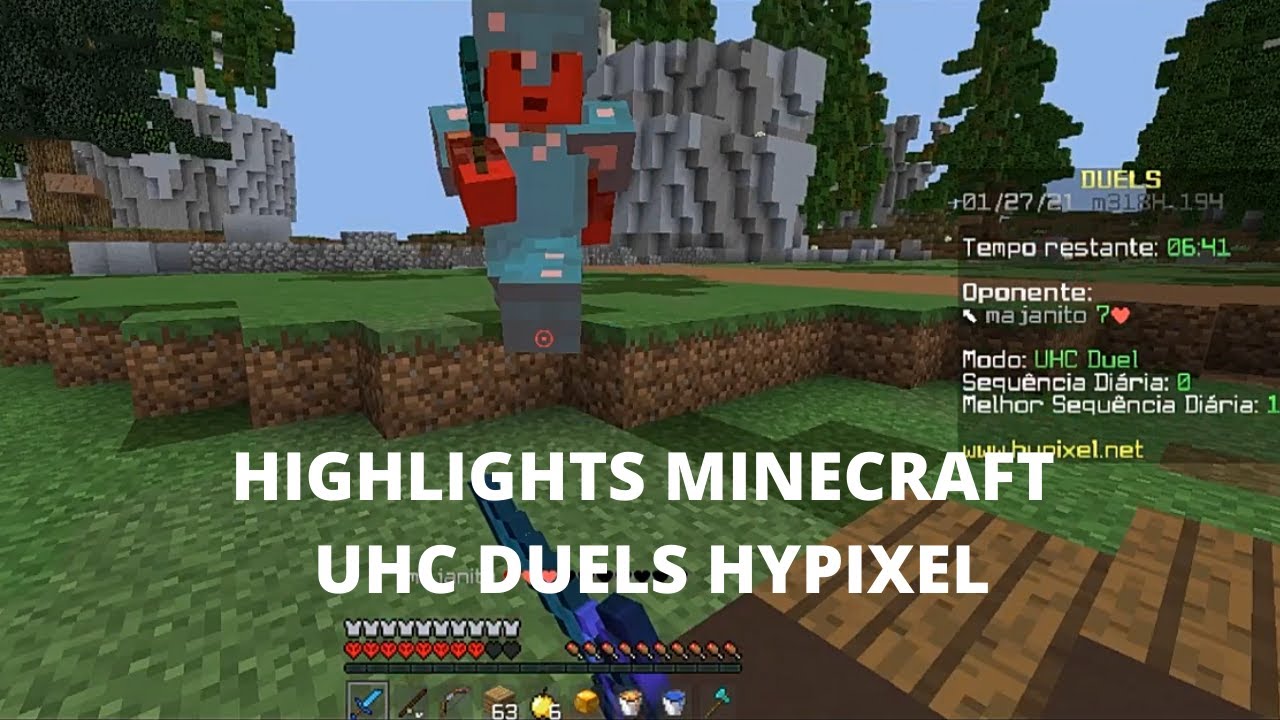 HIGHLIGHTS MINECRAFT UHC DUELS HYPIXEL - YouTube