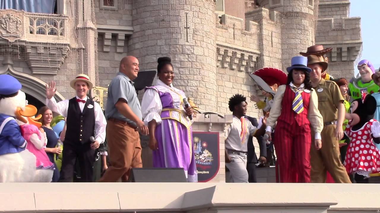 Walt Disney World 45th Anniversary Ceremony - The Magic Kingdom ...