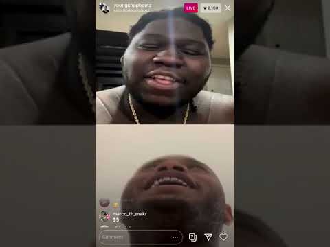 Young Chop 🍔 IG Live argument with SOUTHSIDE 808Mafia “Ima piss on yo mama grave”