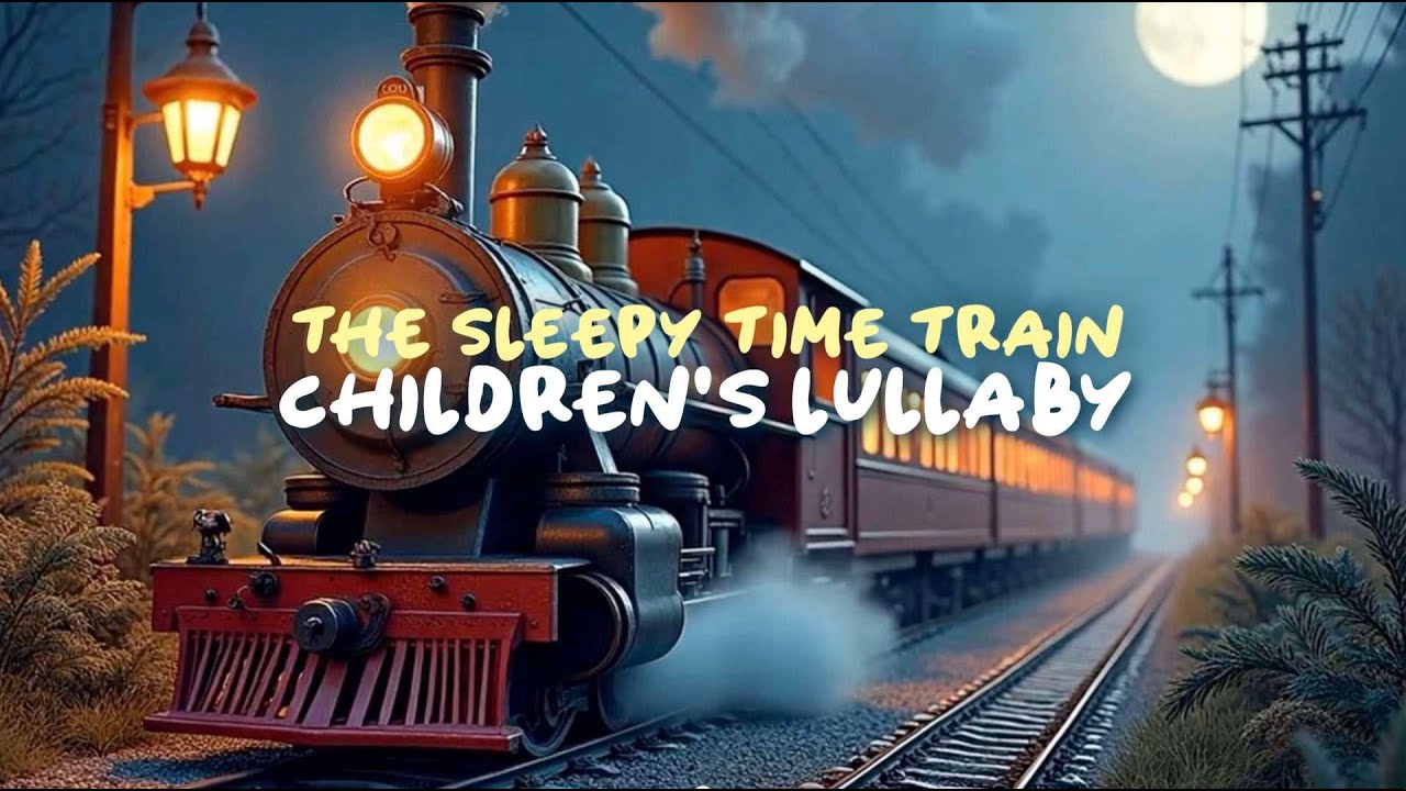 🌙 The Sleepy Time Train Lullaby 🚂 | Calming Bedtime Song for Kids ...