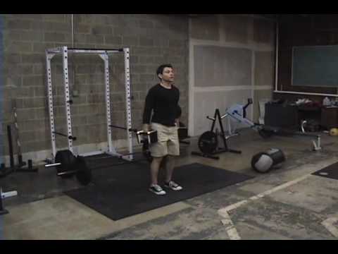 Power Clean & Press - Dumbbells - YouTube