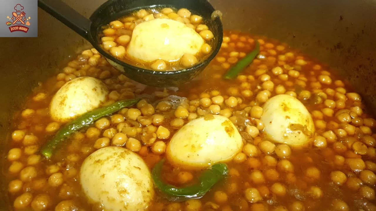 Anda Chana Recipe | Lahori Anda Chana Secret Recipe | Anda Chole Recipe ...