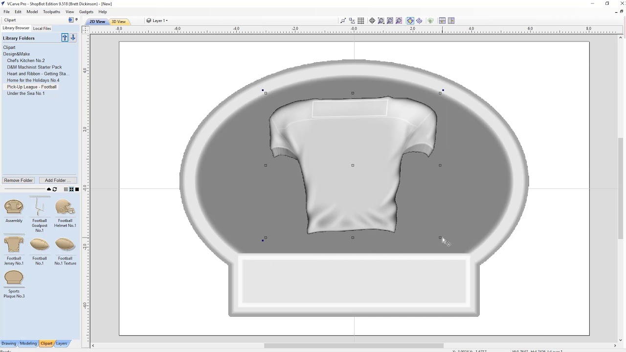 Making Use of Vectric 3D Clipart in Project Assemblies - YouTube