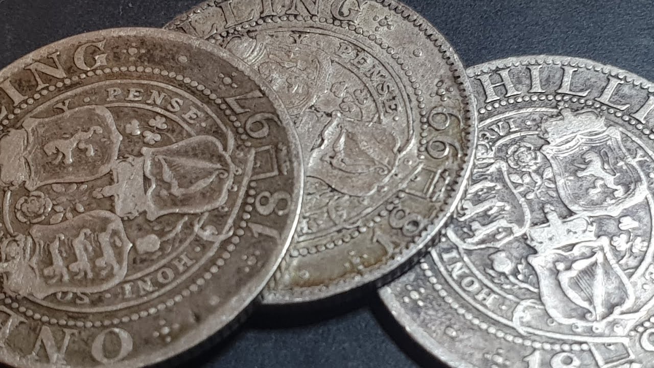 UK 1893 to 1901 Victoria Shillings values - YouTube