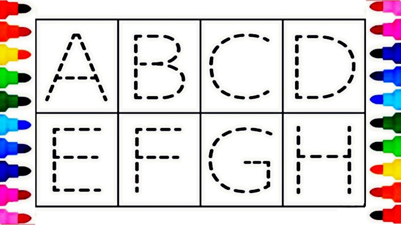 ABC | abcde | alphabets | learn to write alphabets | A-Z letters ...