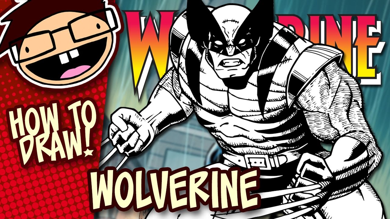 How To Draw Wolverine Comic Version Narrated Easy Step By Step