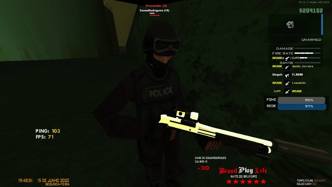 Primeiro Airsoft do canal - GTA SAN ANADREAS - YouTube