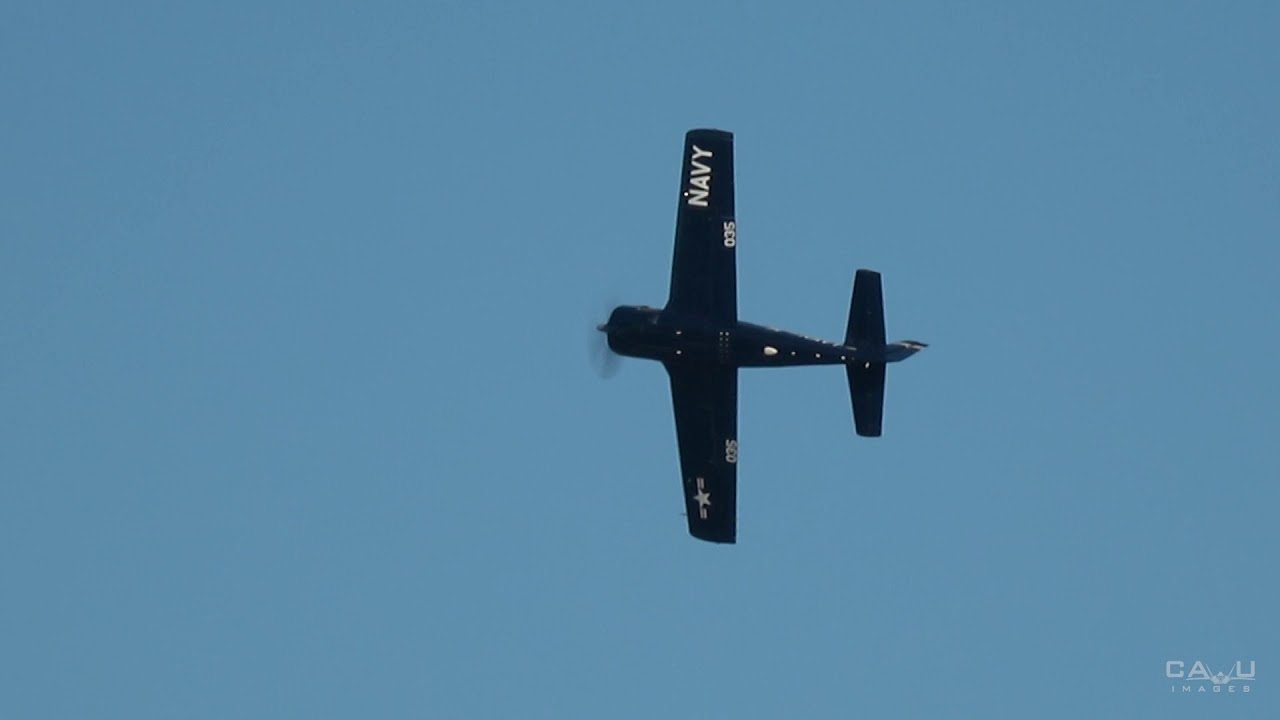 2019 Culpeper Air Fest (Practice): Astronaut Joe Edwards T-28 Trojan ...