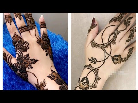 Very Attractive And Stylish Bridal Mix Mehndi Designs| Bridal Mehndi ...