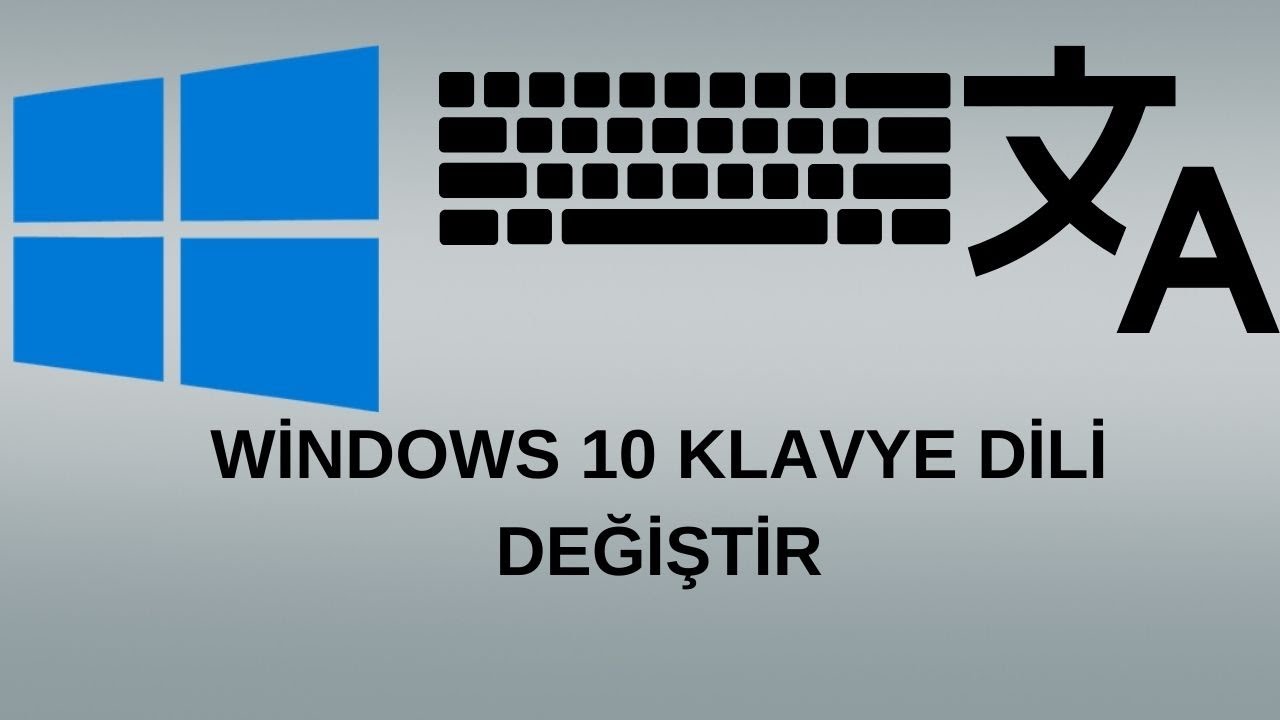 WİNDOWS 10 KLAVYE DİLİ NASIL DEĞİŞTİRİLR ? (ÇOOOK BASİT) - YouTube