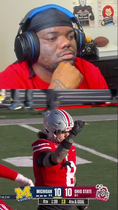 Michigan Wolverines vs. No. 2 Ohio State Buckeyes Highlights Reaction - YouTube