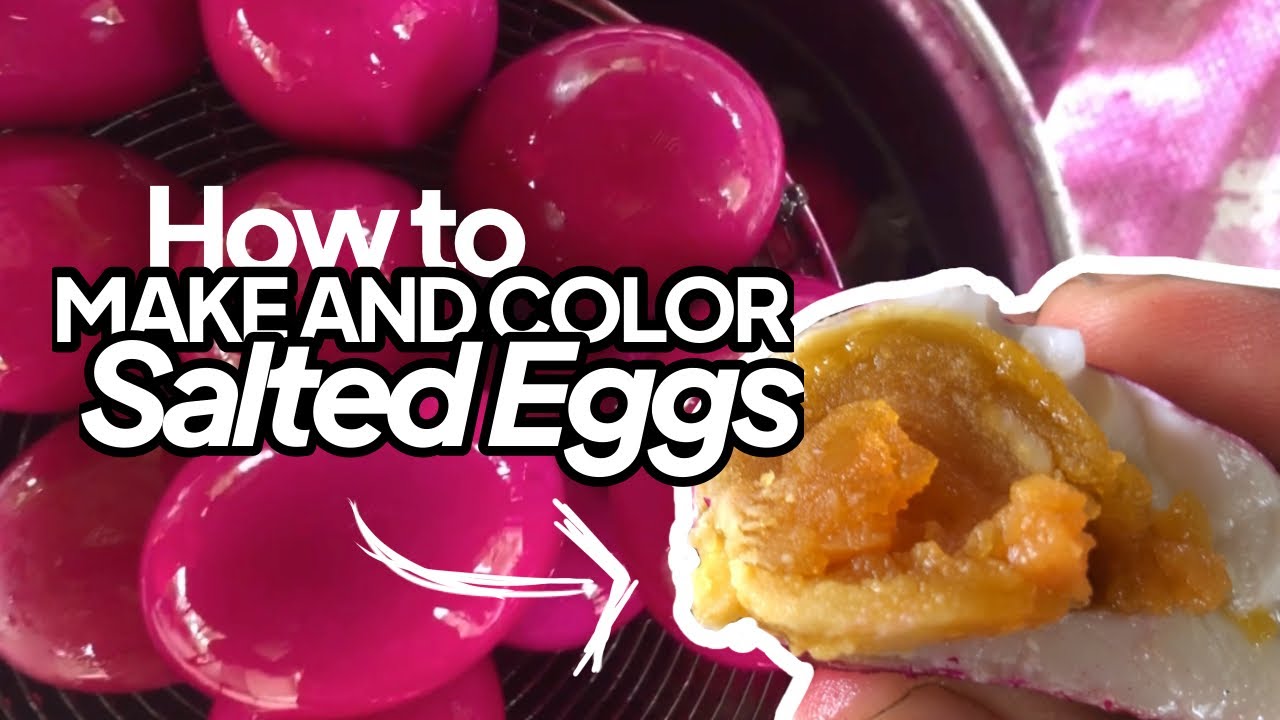 HOW TO MAKE AND COLOR SALTED EGGS @CORDS FARM - YouTube