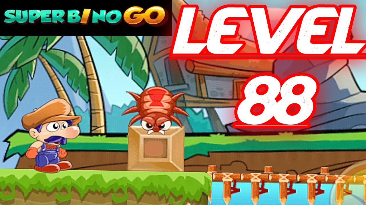 Super bino go Adventure game level 88 complete - YouTube
