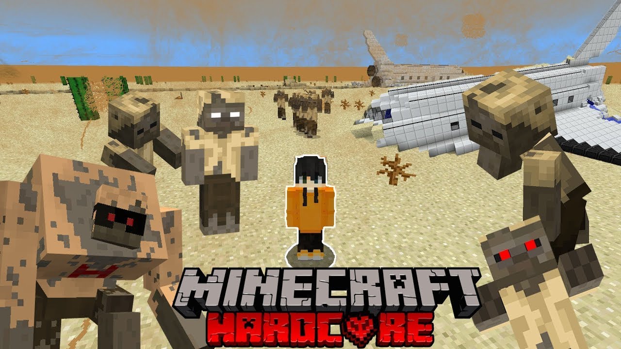 I survived Hardcore Minecraft In a Deserted Zombie Planet Ep-1 (FOREVER ...