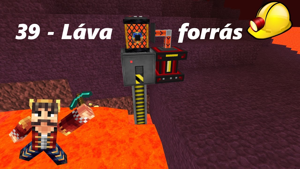 39 - Láva forrás - Minecraft FTB Ferret Magyarul - YouTube