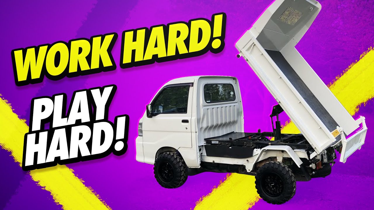 Japanese Mini Dump Truck, 2019 Daihatsu Hijet PTO Dump Truck - YouTube