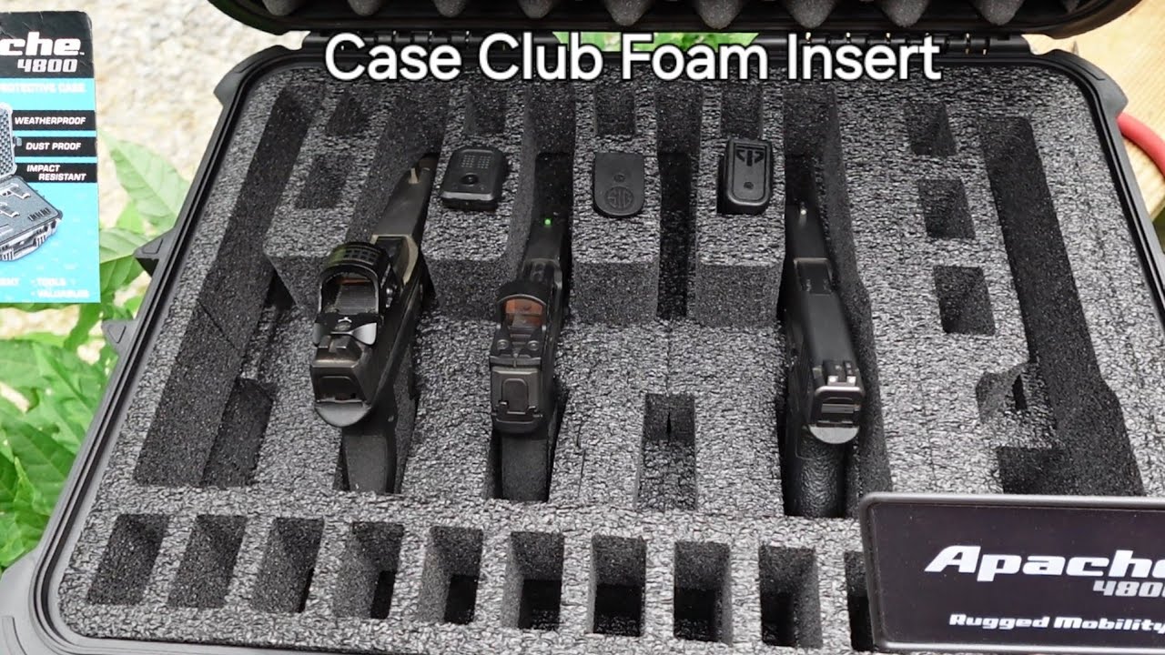 Harbor Freight Apache 4800 Pistol Case Club Foam Insert - YouTube
