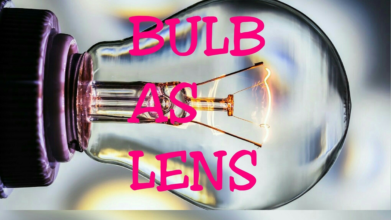 Burning Lens Made out of Light Bulb Filled with Water - YouTube