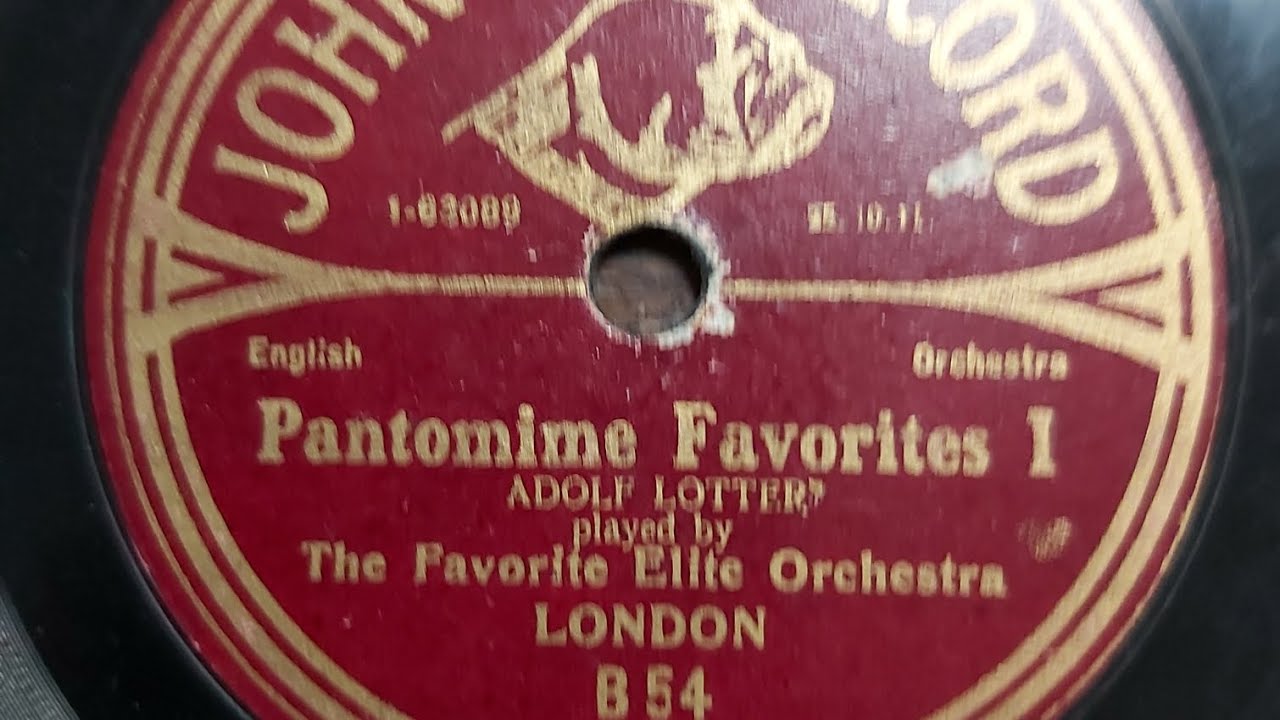 Pantomime Favourites (arr. Adolf Lotter) Favourite Elite Orchestra ...