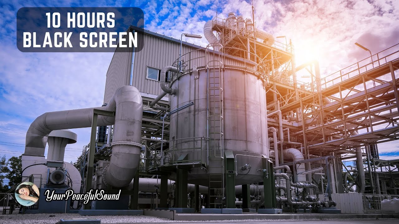 Industrial Factory Ambience | 10 Hours Industrial White Noise and ...