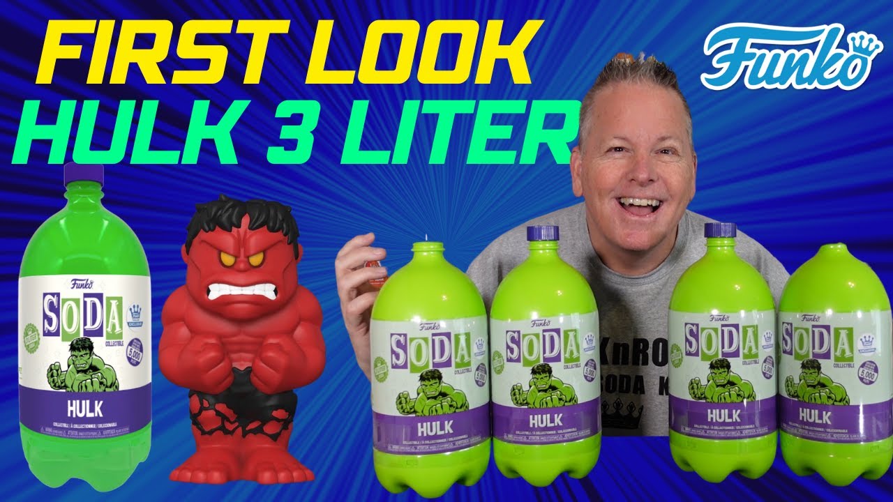FUNKO SODA First Look | 3 Liter Sodas | Funko Shop Exclusive Hulk - YouTube