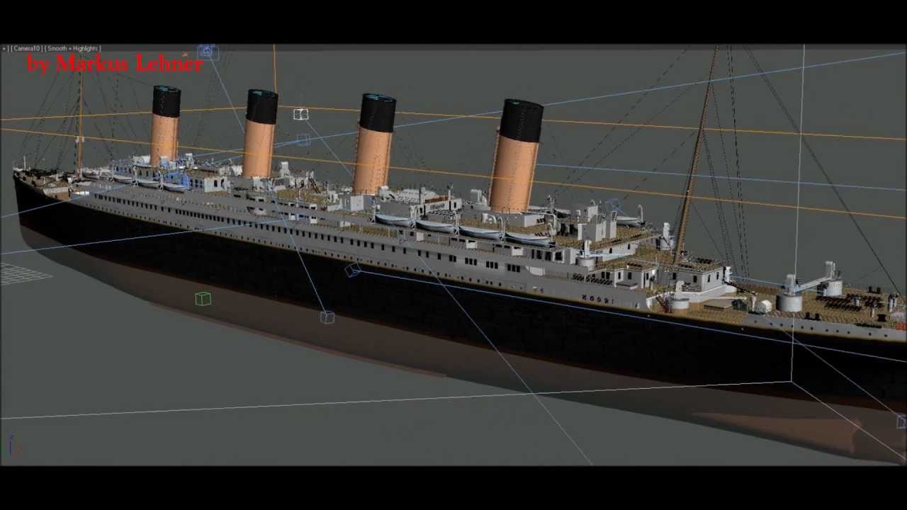 Titanic 3D Animation finish version - YouTube
