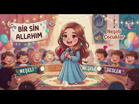 🌙 Bir Sin Allah’ım | Çocuk İlahisi | Huzurlu ve Tatlı Uyku Ninnisi 🤍