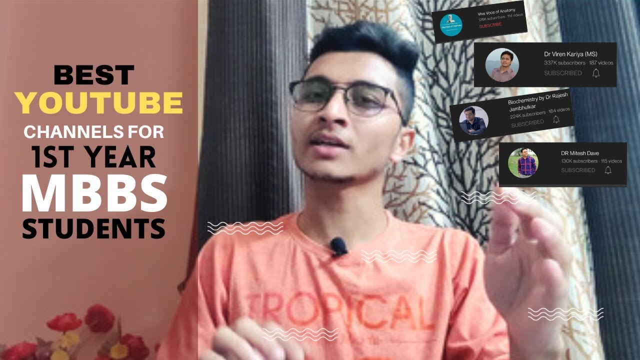 Best YouTube Channels for 1st Year MBBS Students (2022) | Anatomy ...