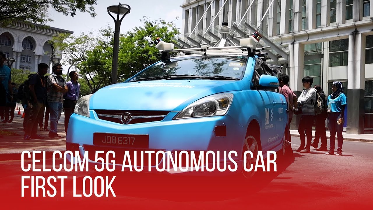 Celcom 5G Autonomous Car | First Look - A Glimpse Into The Future - YouTube