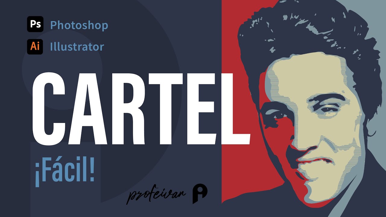 🎨Efecto de stencil FÁCIL en ILLUSTRATOR - YouTube