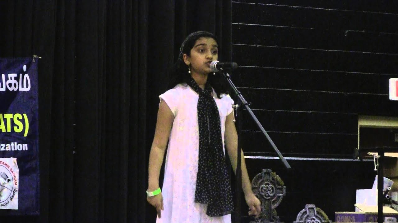 Pechu potti Samiksha won 1st place - YouTube