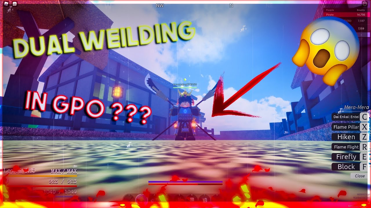 WE ACCIDENTALLY FOUND OUT HOW TO DUAL WIELD IN GPO!!|ARENA MODE ...