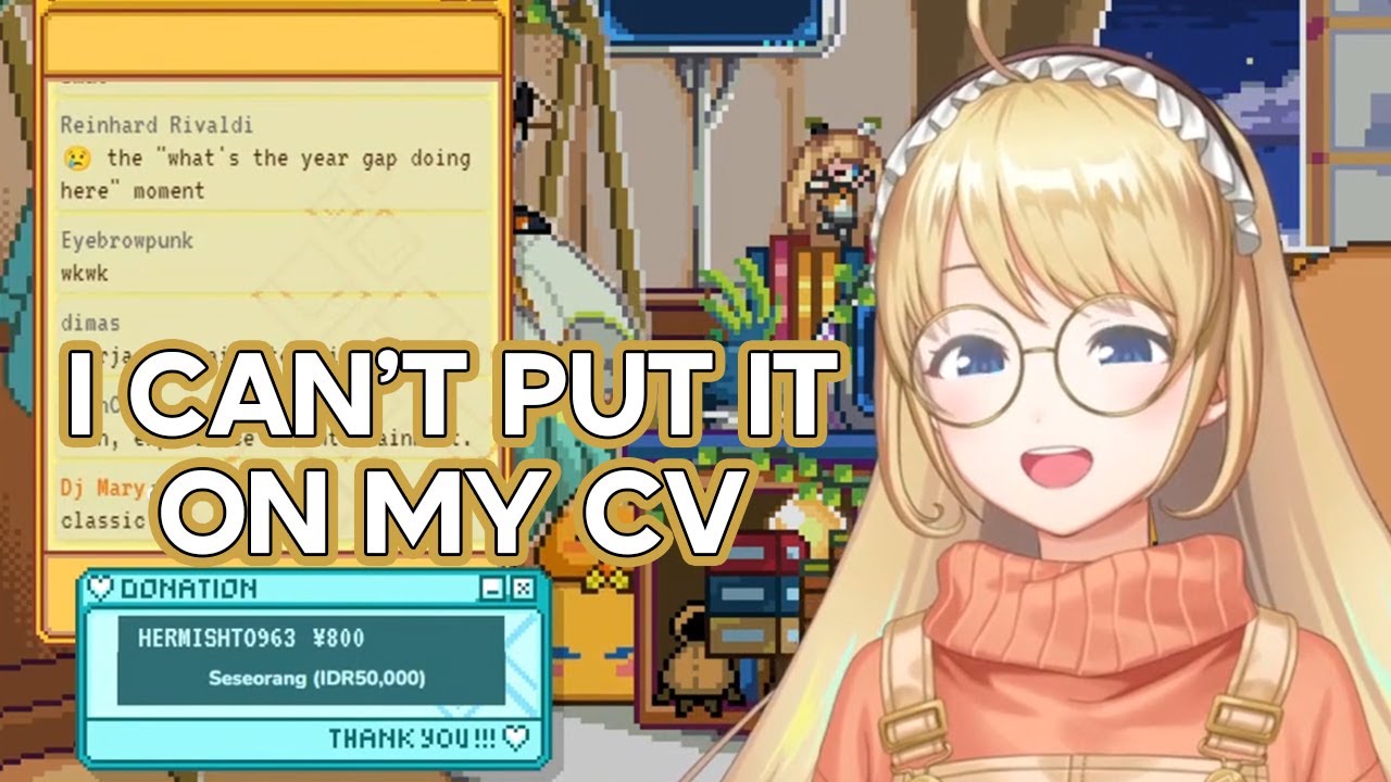 After Graduating Zea Can't Put Her Vtuber Experience On Her CV [Nijisanji Ex ID] [Sub EN] - YouTube