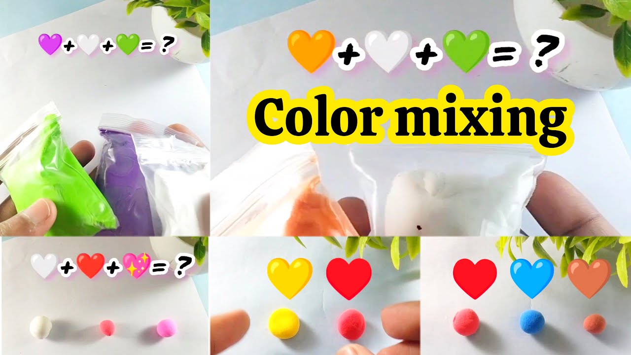Diy Clay Mixing ♥️ l Clay Art 🎨 l Clay Craft l Diy Clay l Diy Clay ...