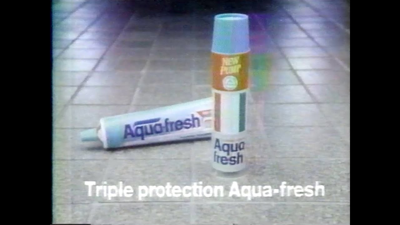 Classic Aqua Fresh Toothpaste Commercial (80s) - YouTube