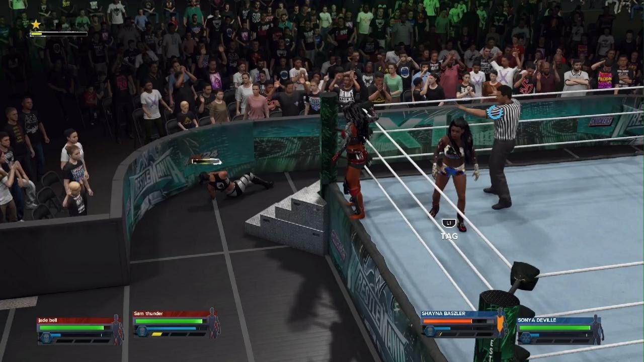 Sam thunder and jade bell in tag team match - YouTube