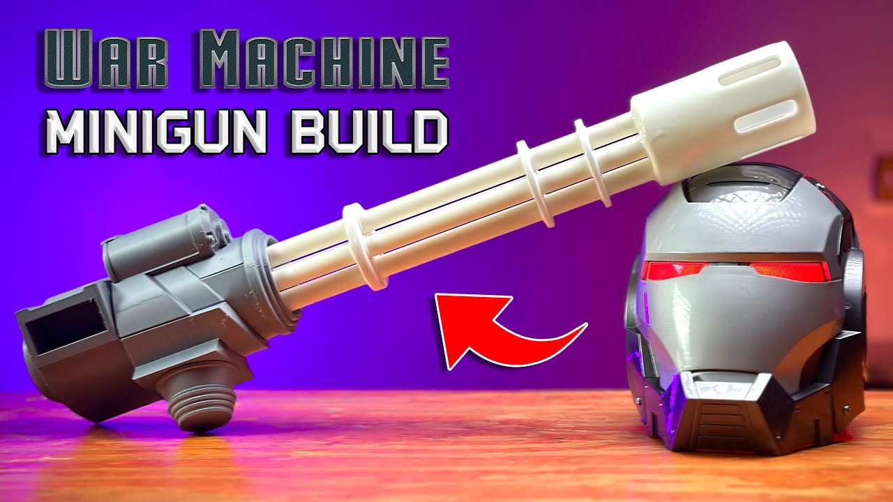Building an Insane 3D Printed War Machine Minigun - YouTube