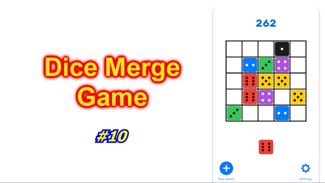 Dice Merge Game By Staple Games Think You Can You Play It? - YouTube