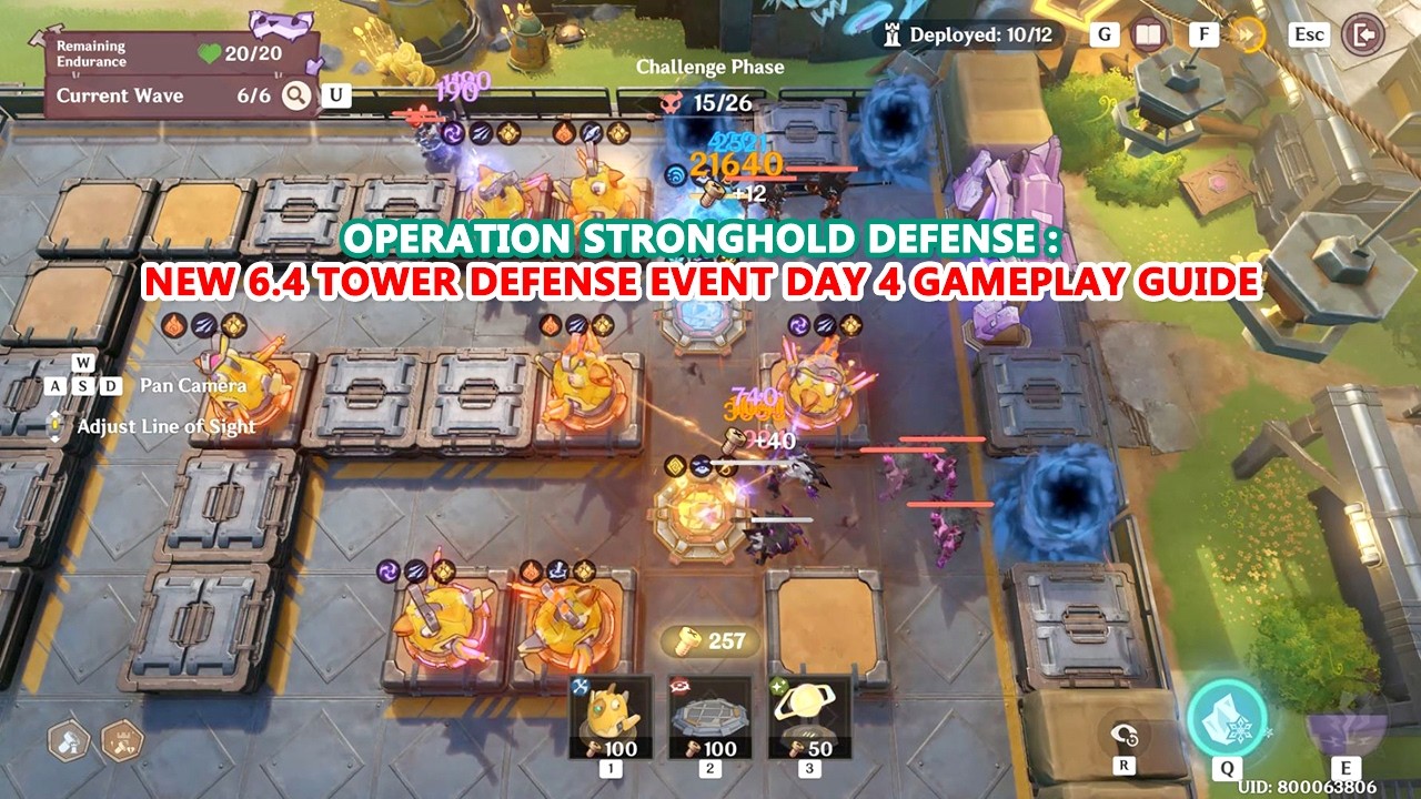 Operation Stronghold Defense : New 6.4 Tower Defense Event Day 4 ...