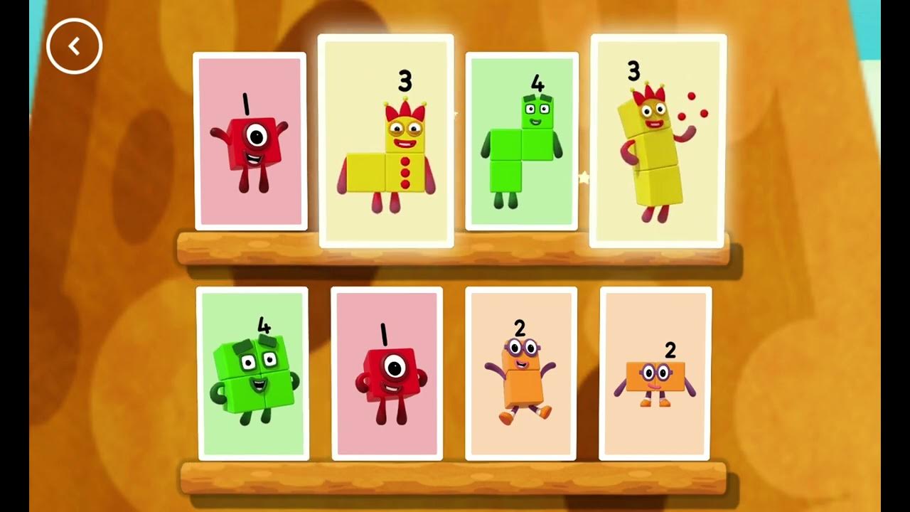 meet the numberblocks and numberblocks card fun match - YouTube