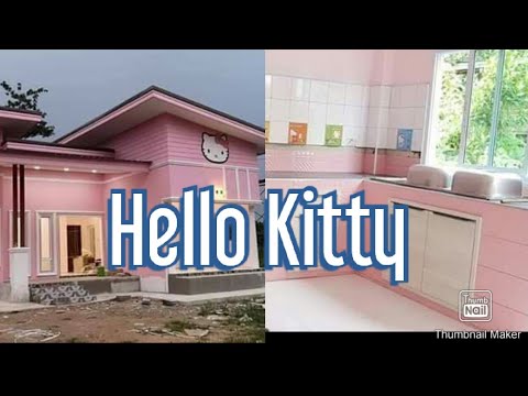 Hello kitty house design / small chArming Home ideas n style - YouTube