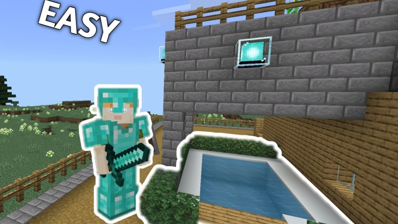 How to make a swimming pool.MINECRAFT EPISOD NO 4 - YouTube