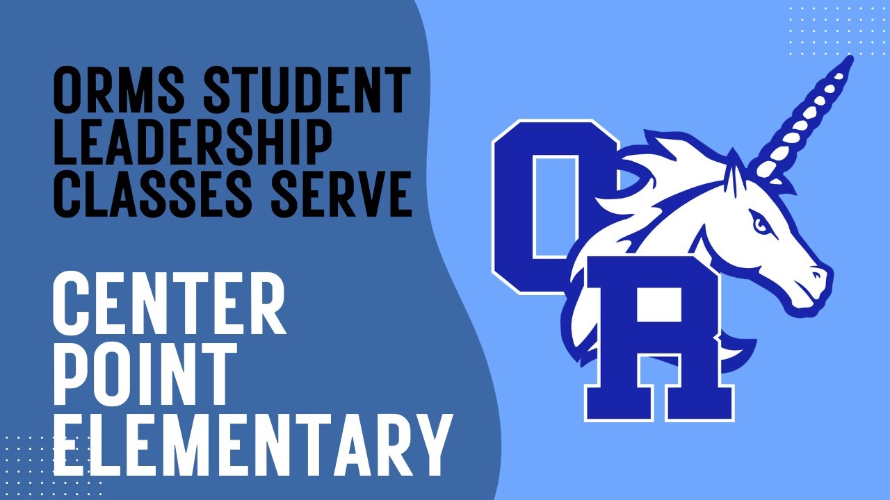 Center Point Elementary Student Leadership Story 2 - YouTube