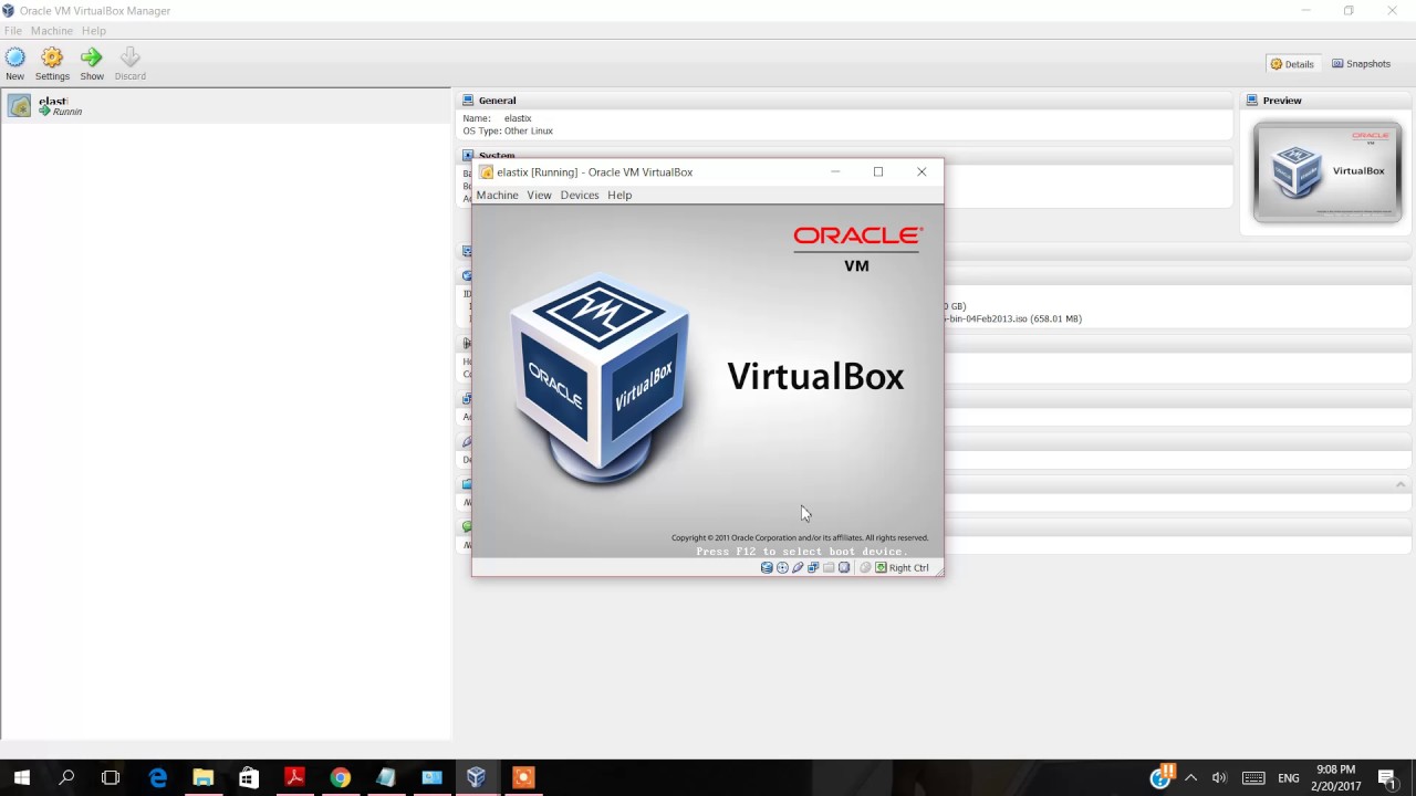 how to setup elastix in virtualbox easily - YouTube