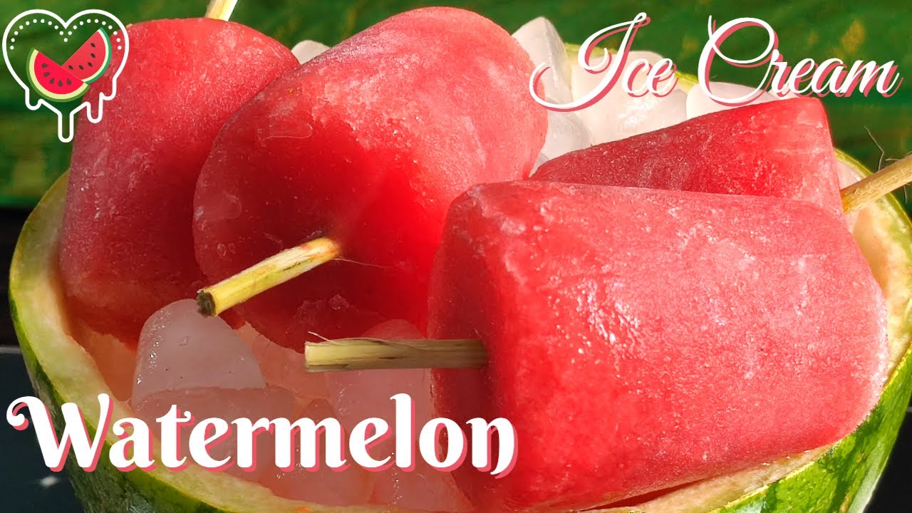 Watermelon Ice Cream | watermelon ice candy | Summer Special Recipes ...